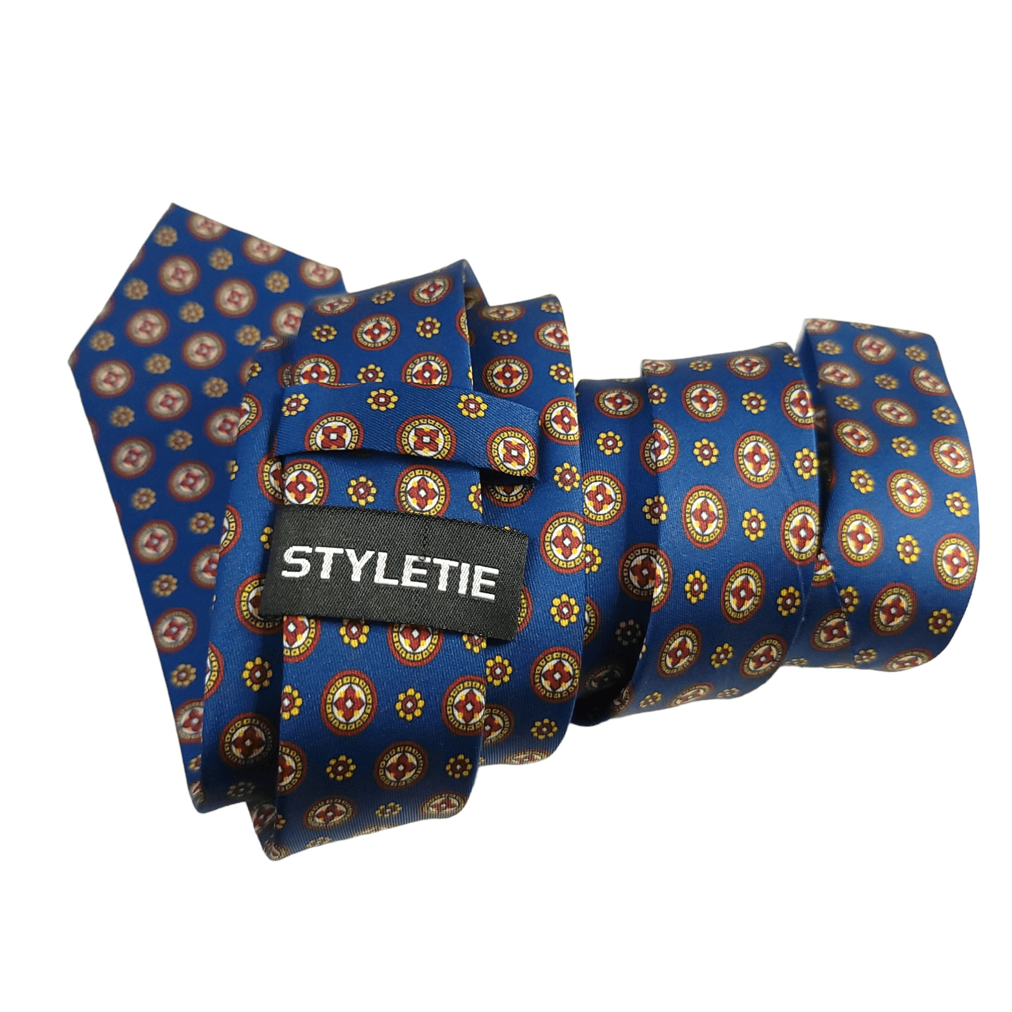 Midnight Blue Floral Dot Tie – STYLETIE