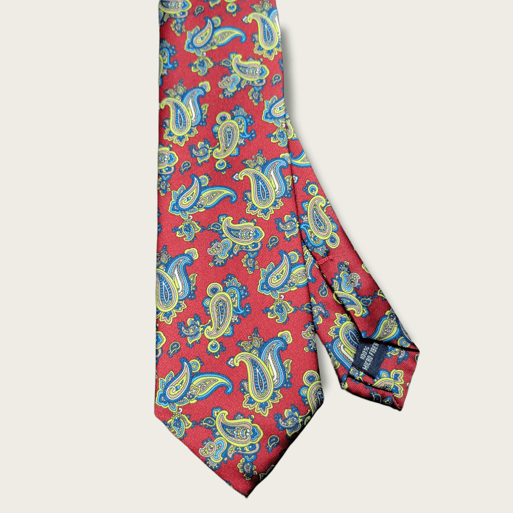 Burgundy Paisley Tie – STYLETIE