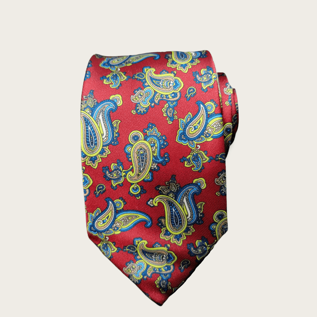 Burgundy Paisley Tie – STYLETIE