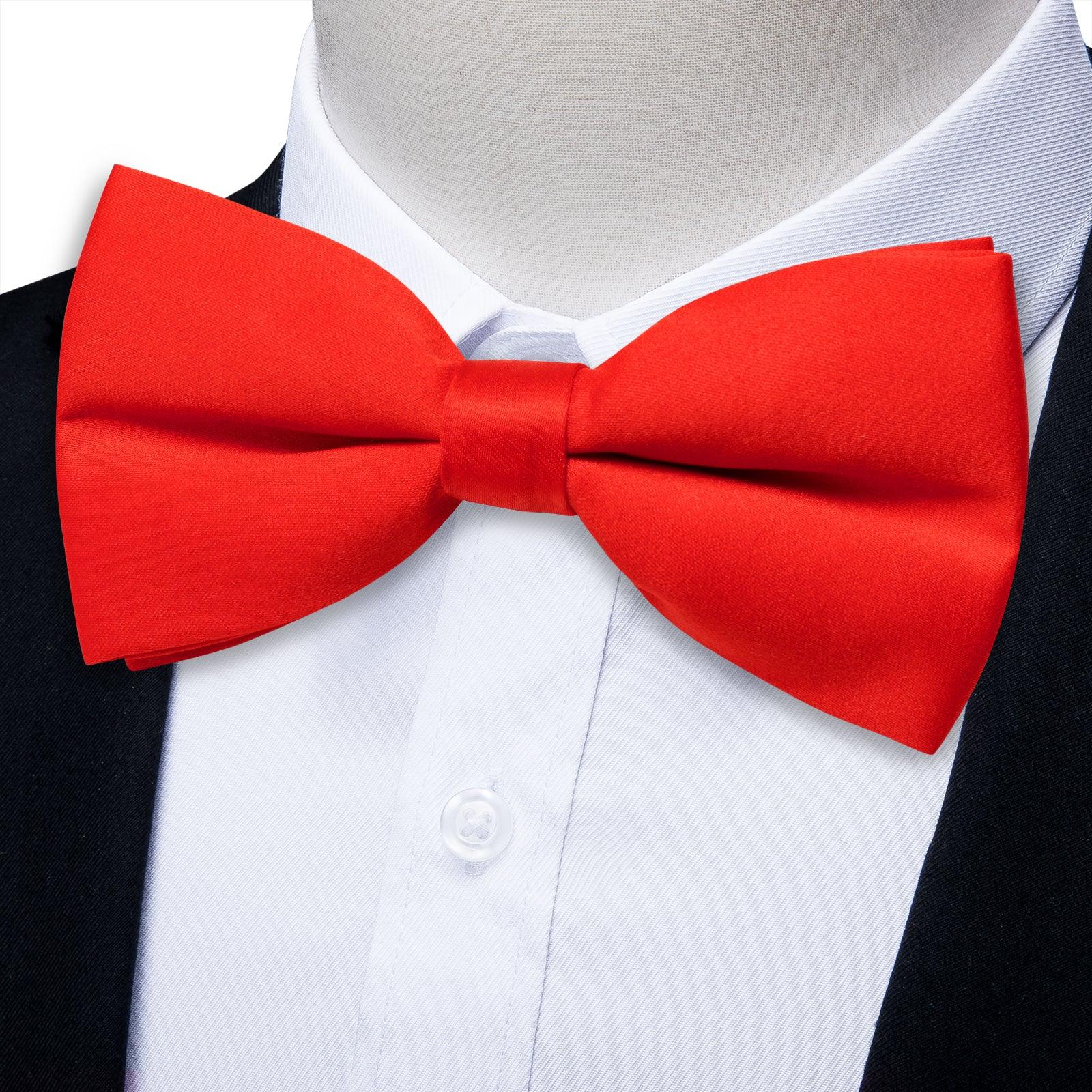Red Boys Pre-tied Adjustable Neck Strap Bowtie – STYLETIE